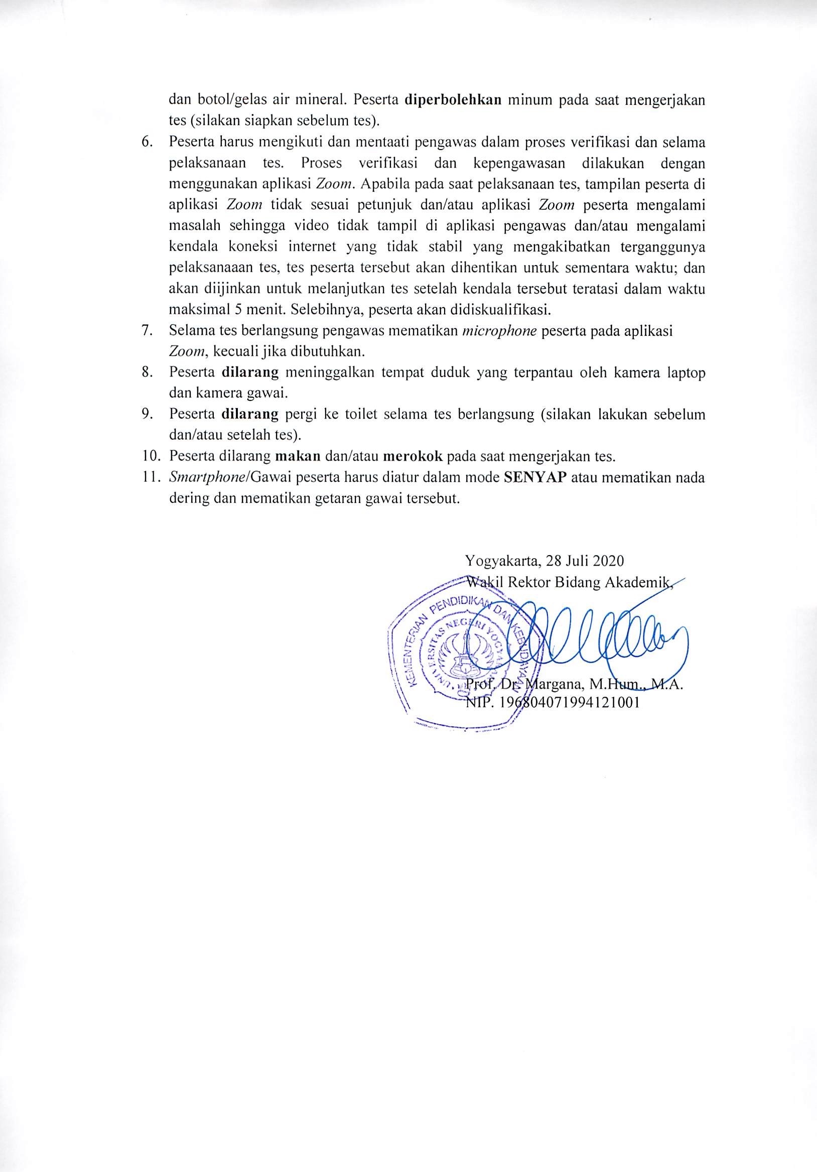 PELAKSANAAN DAN PANDUAN TEKNIS TES ProTEFL DARING BATCH 2 | Universitas ... PELAKSANAAN DAN PANDUAN TEKNIS TES ProTEFL DARING BATCH 2 | Universitas ...
